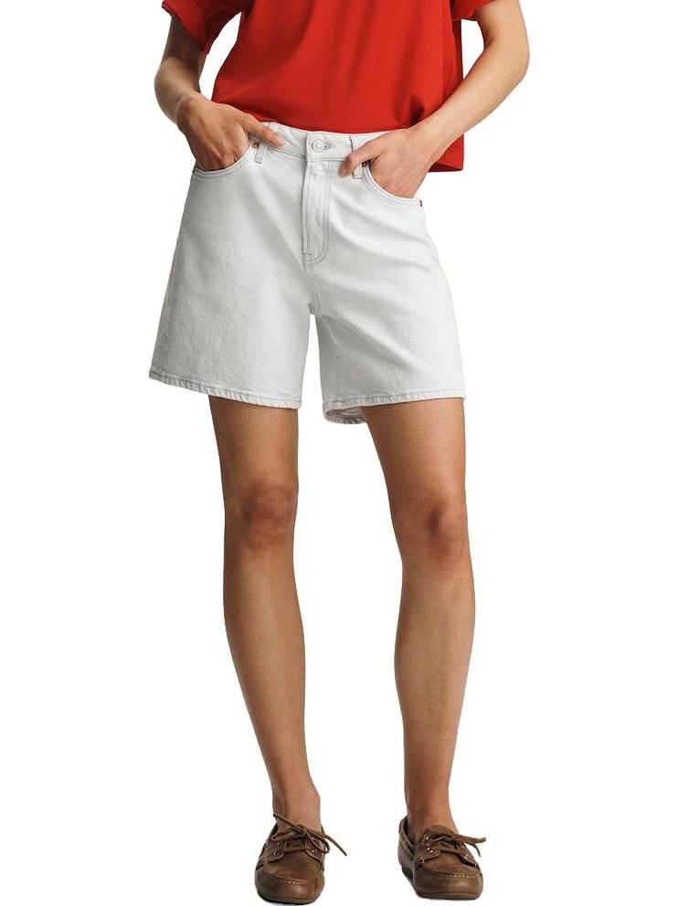 MAVI Heidi High Waist Mid Thigh Denim Shorts